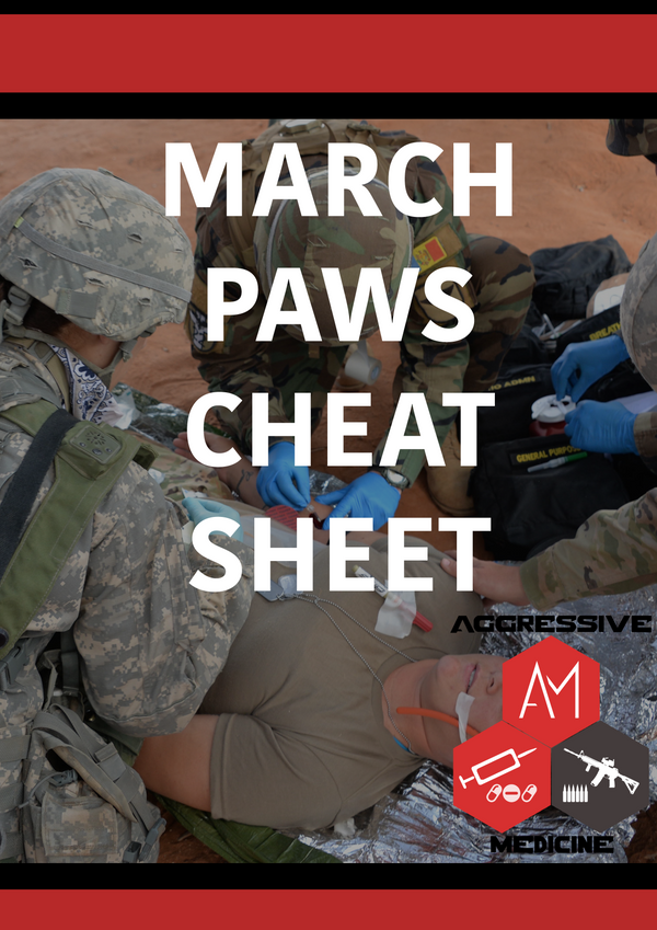 SOFMED MARCH Cheat Sheet – Aggressive Medicine